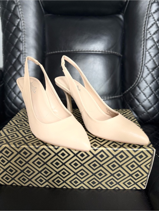 Charles David | Shoes | Charles David Blush Nude Slingback Pointedtoe ...